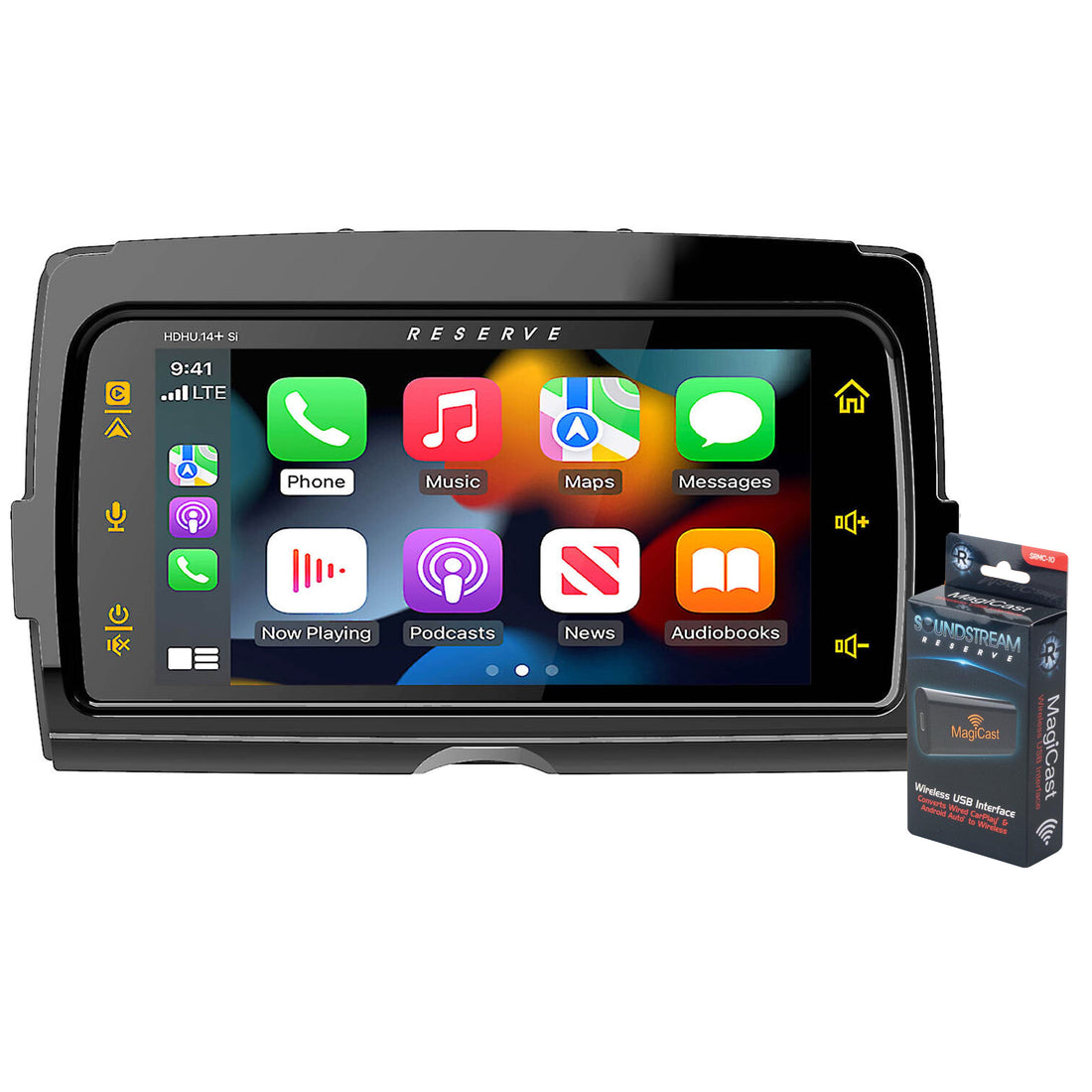 Soundstream HDHU14SI V1 Motorcycle SiriusXM Radio Ready HeadUnit