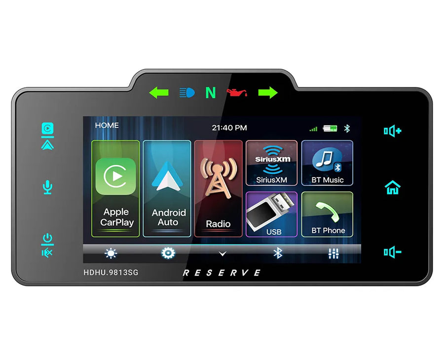 Soundstream HDHU.9813SG Radio Headunit for '98-13 Harley Street Glide